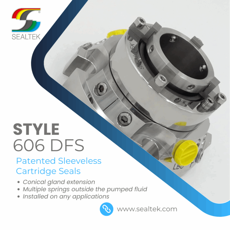 STYLE 606 DFS PATENTED SLEEVELESS CARTRIDGE SEALS - Sealtek